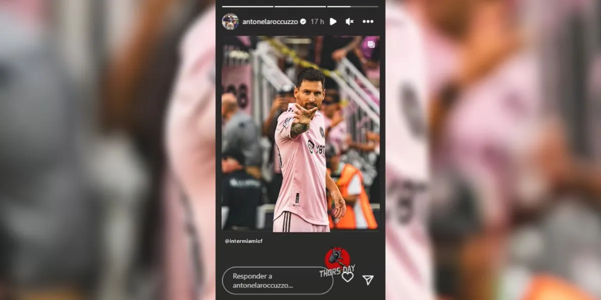 Antonela Roccuzzo reveló el significado del inédito festejo de Messi ...