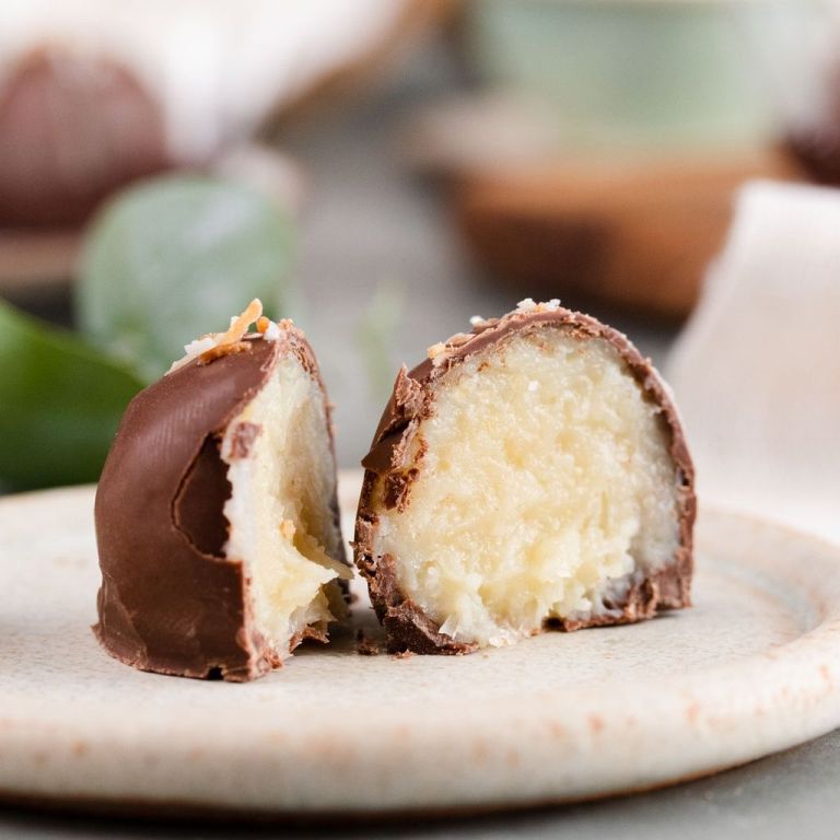 La receta que estabas esperando: exquisitos bombones de coco con tan ...