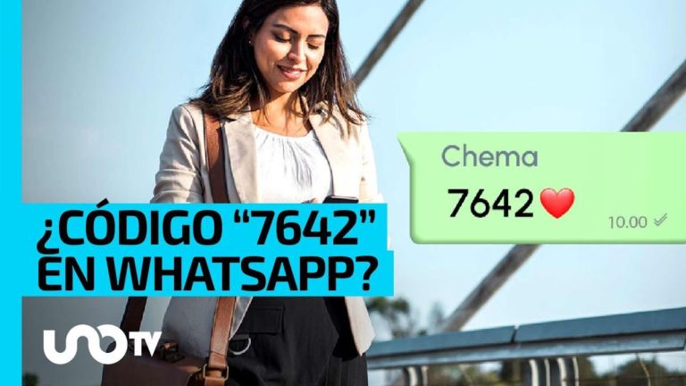 Recibiste el número 7642 en WhatsApp: descubre su significado y cómo ...