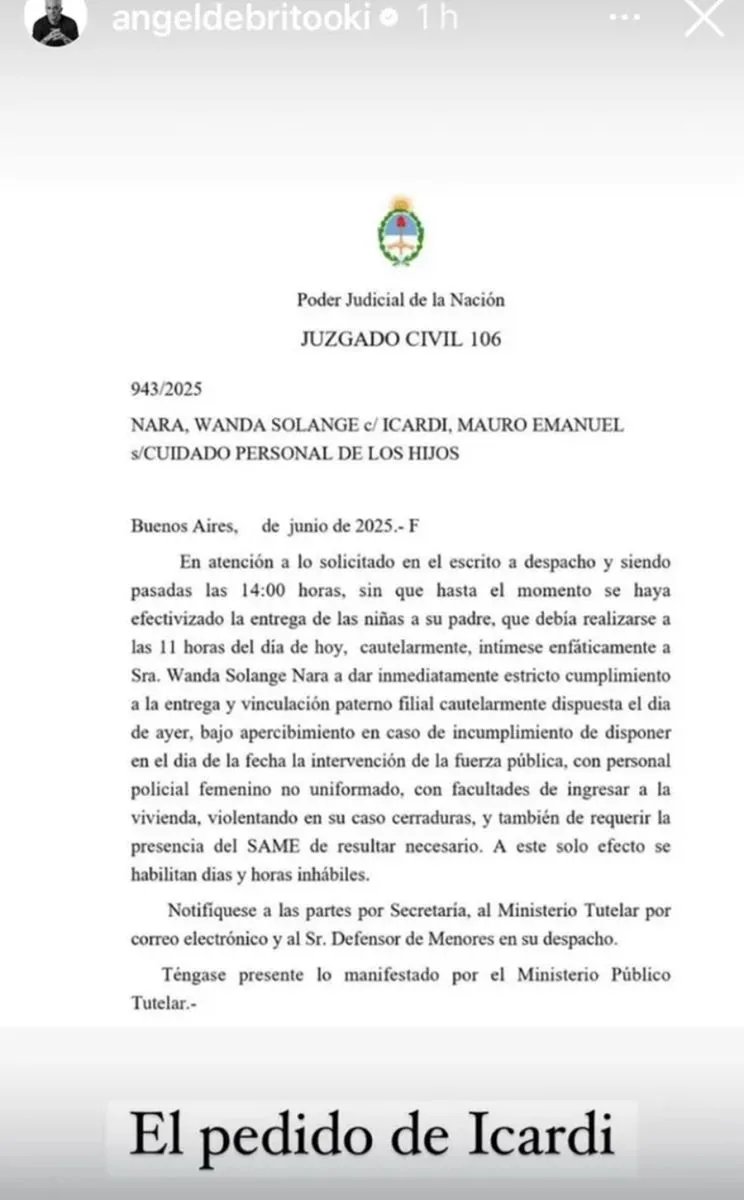 ¿Wanda Nara podría ir presa?: Ángel de Brito reveló las consecuencias ...